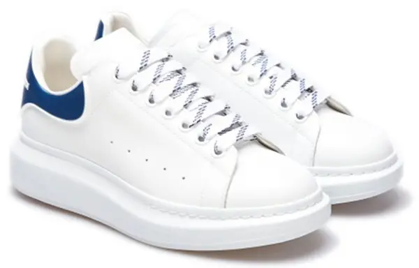 Alexander McQueen Oversized Sneaker - White/blue