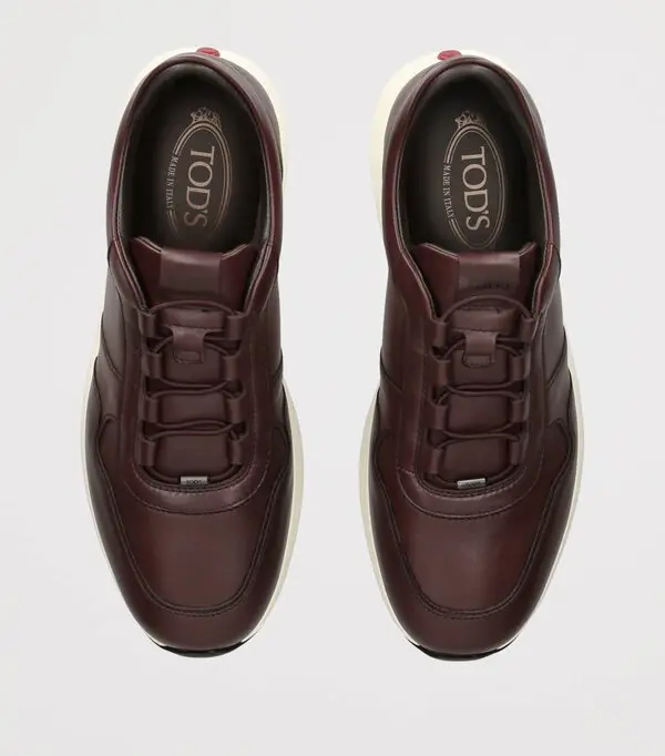 TOD'S Leather Allacciato Sneakers