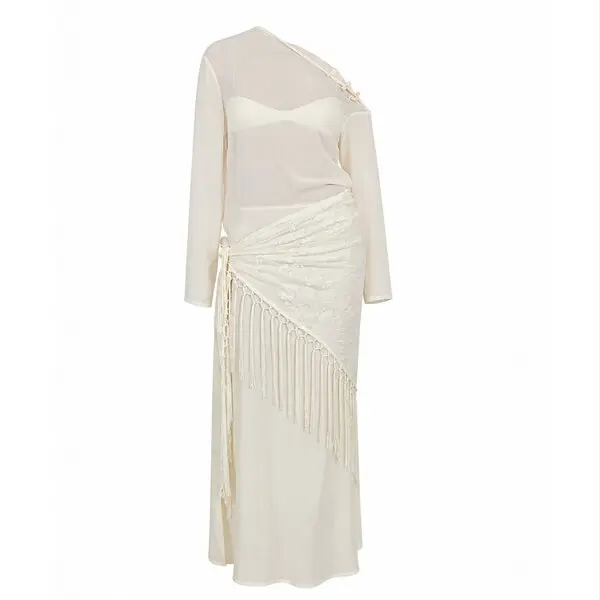 TOHEN Neutrals Anouk Three Piece Scarf Set - White