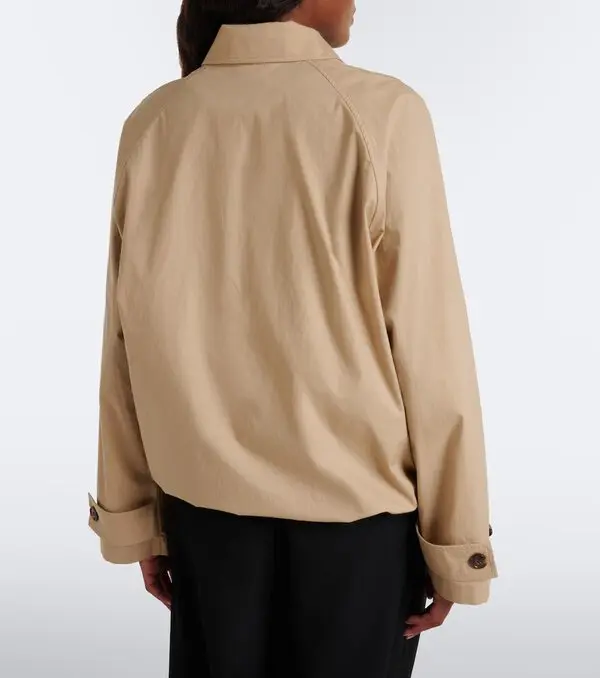 Varley Petra Cotton Poplin Jacket - Beige