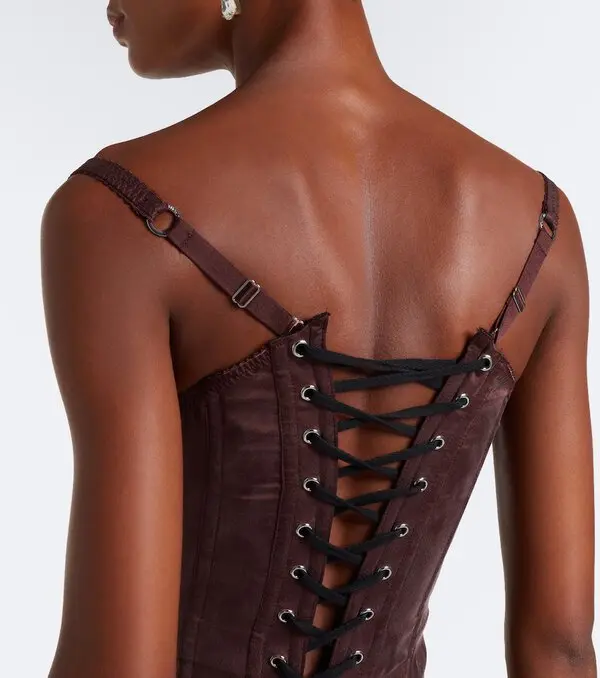 MARIA LUCIA HOHAN Ruched Corset Gown