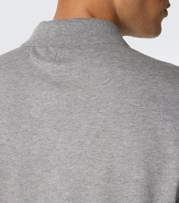 Canali Cotton And Cashmere Polo Sweater