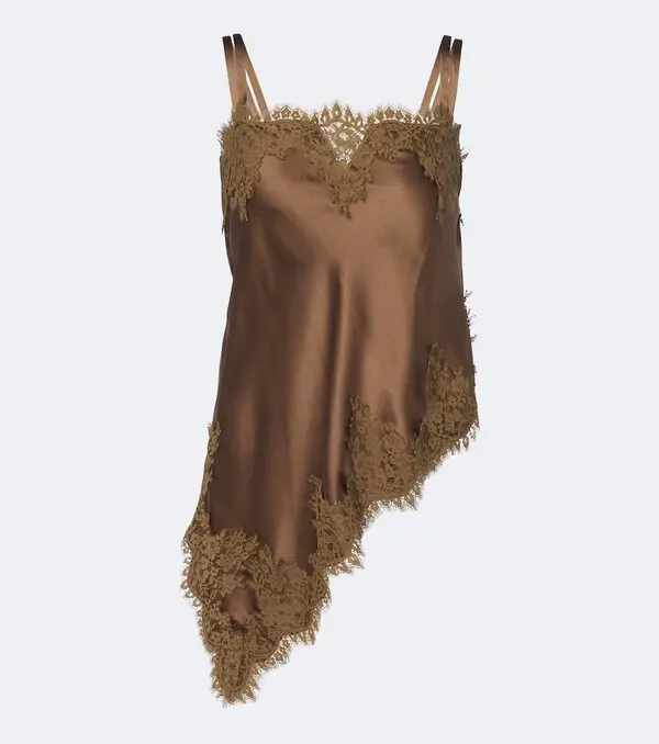 Dorothee Schumacher Silk-blend Camisole - Brown