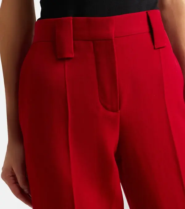 Versace Virgin Wool Slim Fit Trousers