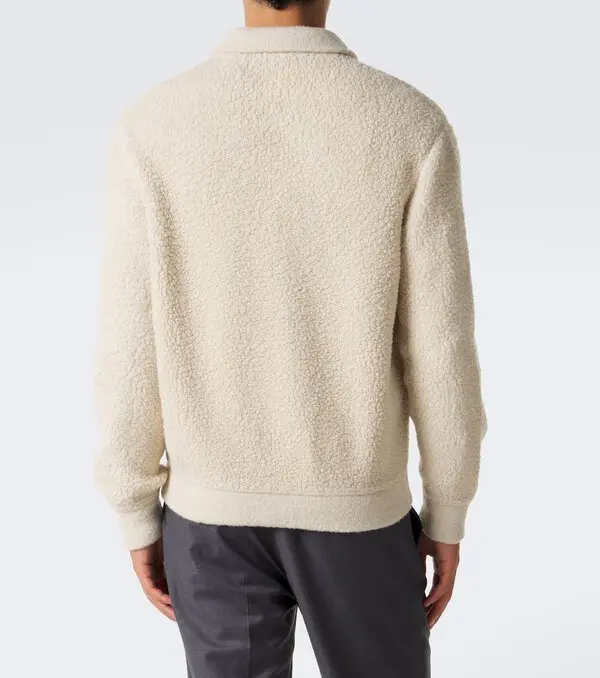 LARDINI Teddy Wool-blend Jacket