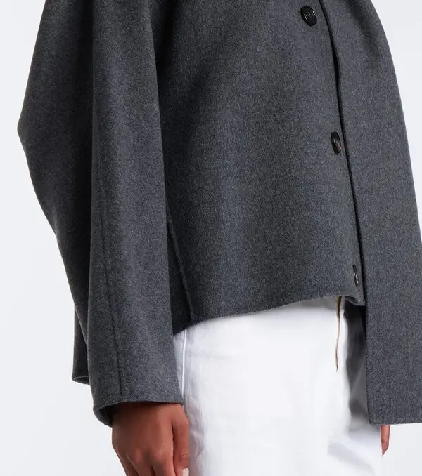 Max Mara Scarf-detail Virgin Wool Jacket