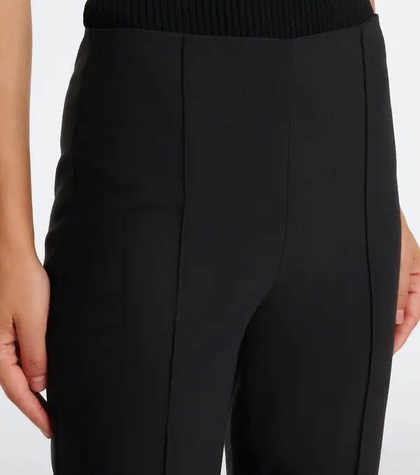 Vince Niki Cropped Flared Pants - Black