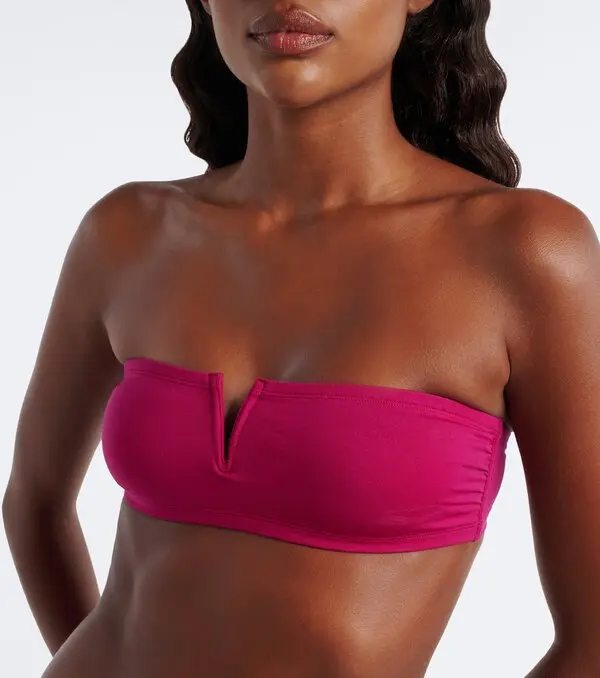 ERES Arcade Bandeau Bikini Top - Pink