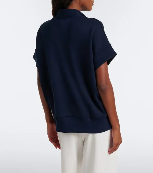 Varley Ritchie Half Zip Sweatshirt - Blue