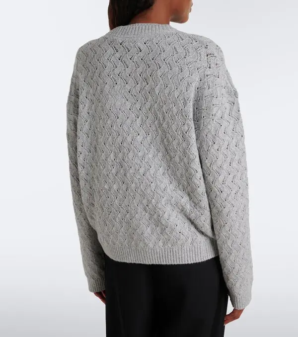 Varley Hossler Pointelle Cotton-blend Cardigan