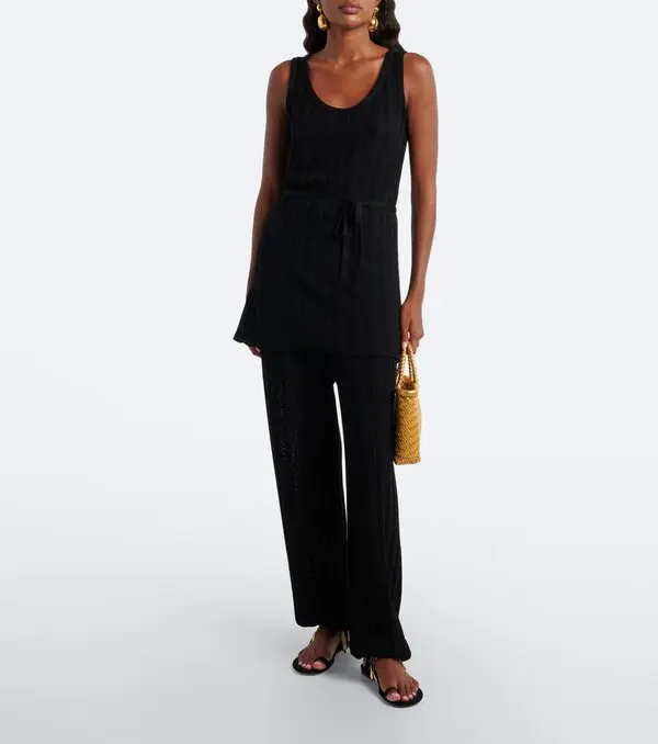 ERES Tangente Belted Knitted Top