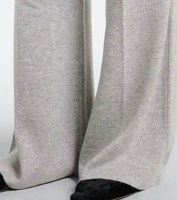 Victoria Beckham Wool And Cashmere Wide-leg Pants