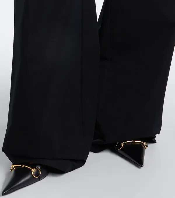Gucci Technical Twill Wide-leg Pants