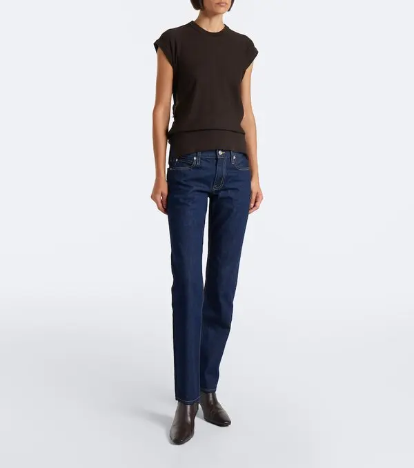 SLVRLAKE Isabel Straight Leg Jeans