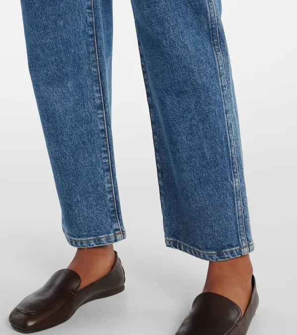 Khaite Abigail High-rise Straight Jeans In Boone