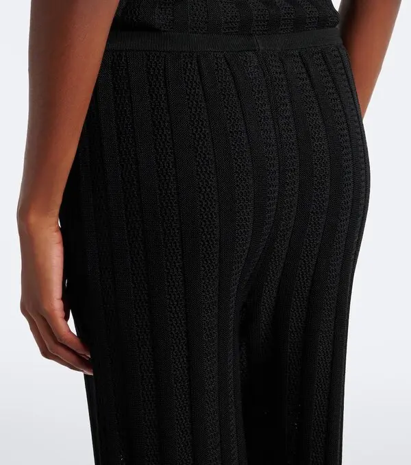 ERES Longitude Knitted Cotton-blend Balloon Pants
