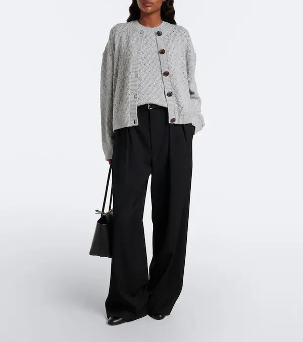 Varley Hazen Pointelle Cotton-blend Sweater Vest
