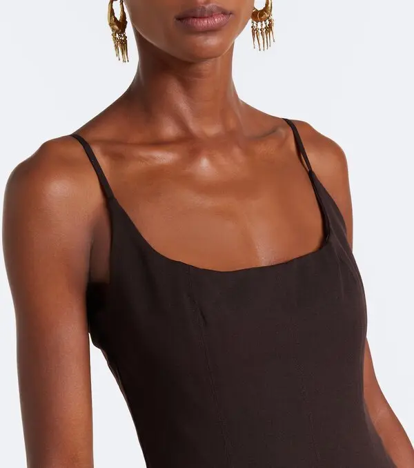 Staud Jill Maxi Dress In Earth