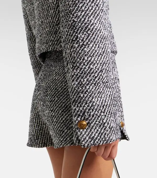 Versace Wool-blend Bouclé Jacket