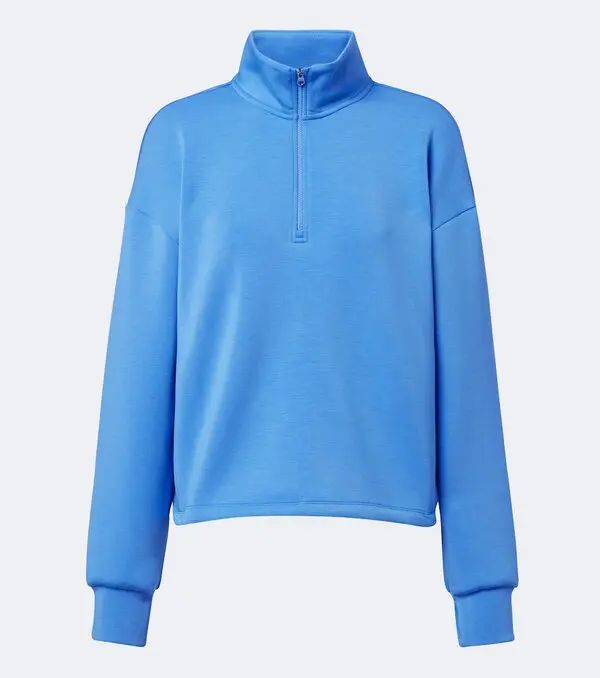 Varley Cropped Jersey Sweatshirt - Marina
