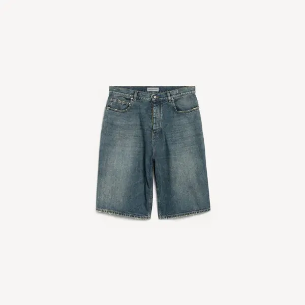 Balenciaga Denim Bermuda