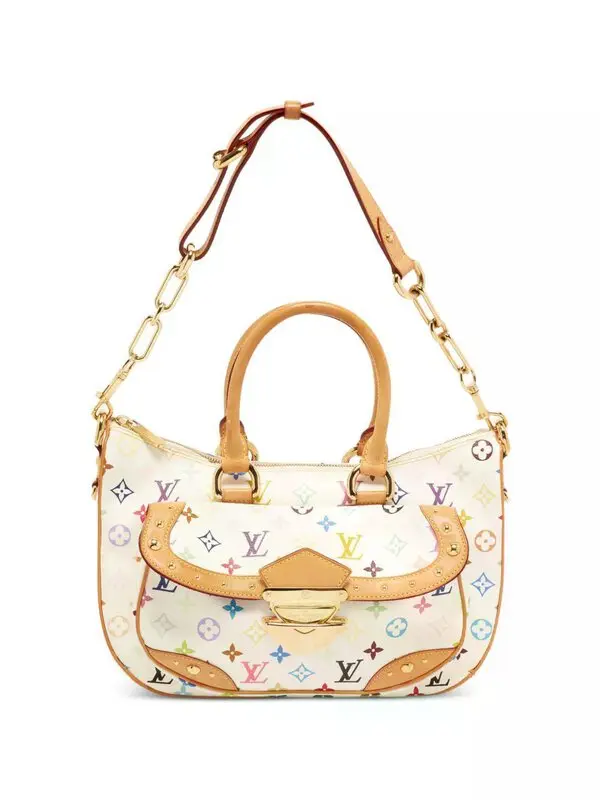 LOUIS VUITTON Rita Monogram Multicolore Tote Bag - White