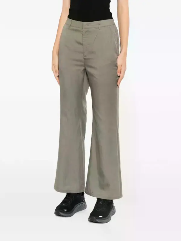 AGNES B. Khaki Drawstring Trousers