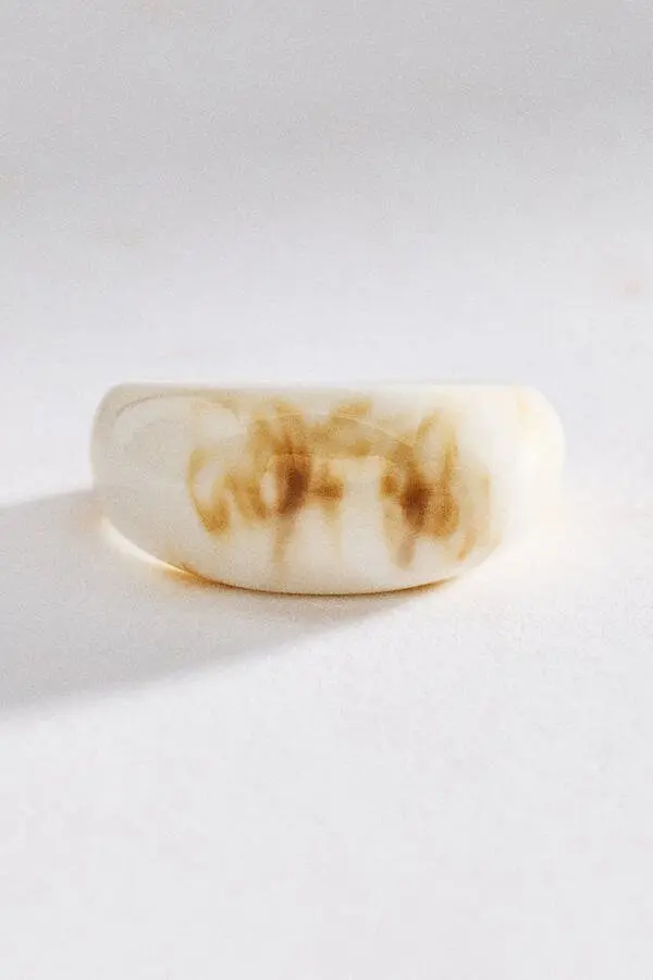 Anthropologie Iridescent Chunky Rg - Neutral