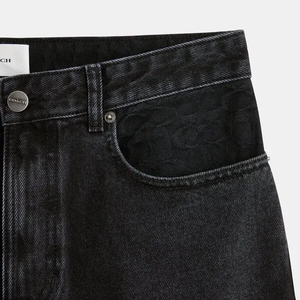 COACH OUTLET Taper Jeans In Organic Cotton