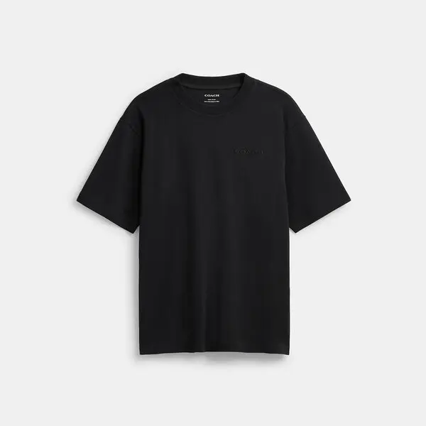 COACH T-shirt In Organic Cotton - Black