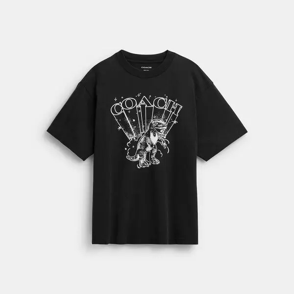 COACH T-rex Relaxed T-shirt In Organic Cotton
