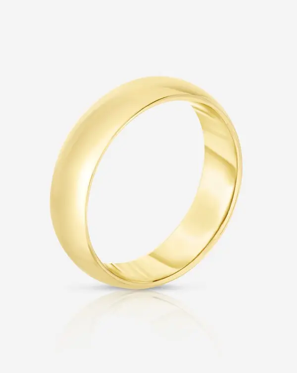 Ring Concierge Mm Comfort Fit Wedding Band - Platinum