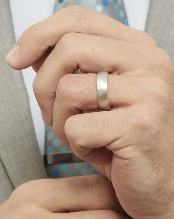 Ring Concierge Mm Comfort Fit Wedding Band - Platinum