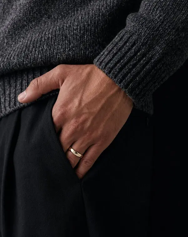 Ring Concierge Comfort Fit Wedding Band - Platinum