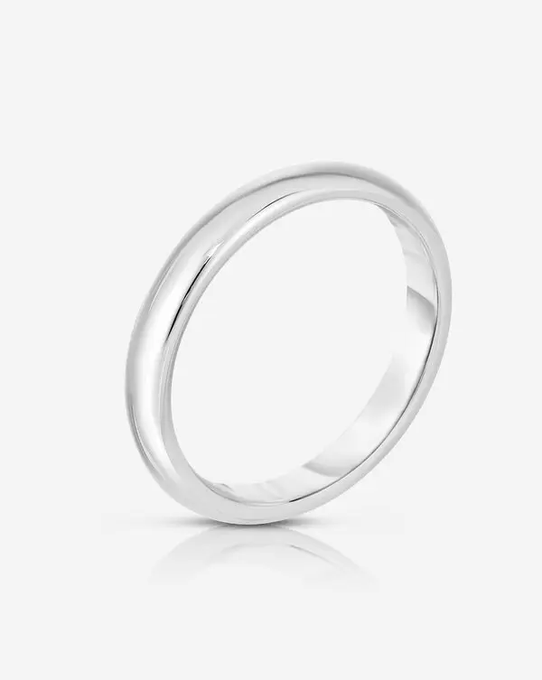 Ring Concierge Comfort Fit Wedding Band - Platinum