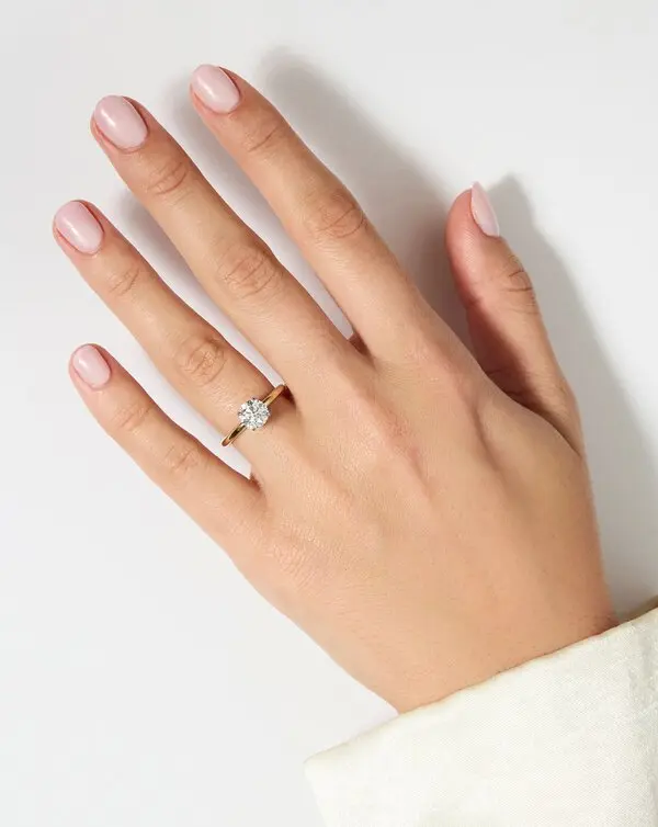 Ring Concierge 1.15 Ct. Round Brilliant Lab Diamond Solitaire Engagement Ring