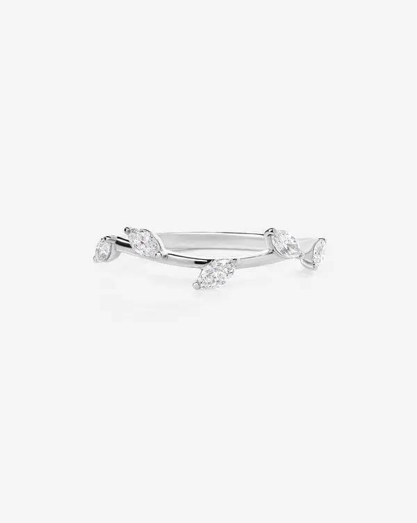 Ring Concierge Vine Marquise Diamond Band - Platinum