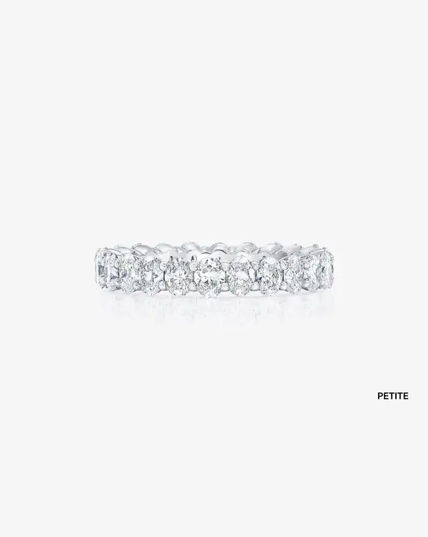 Ring Concierge Oval Diamond Eternity Band - Platinum