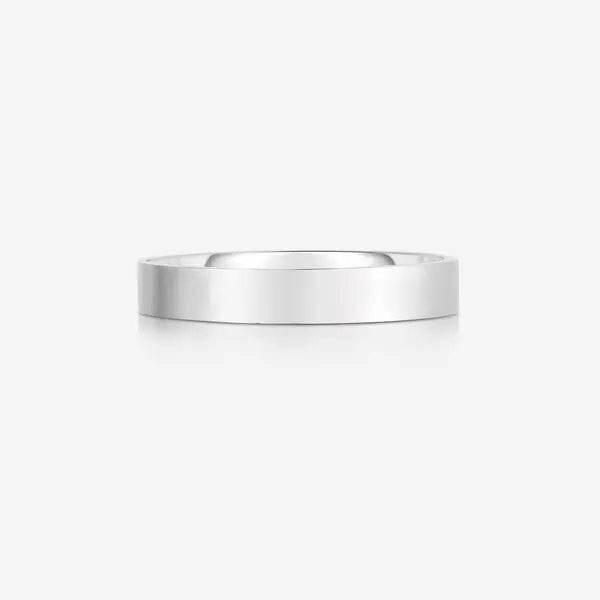 Ring Concierge 4 Mm Flat Wedding Band - Platinum