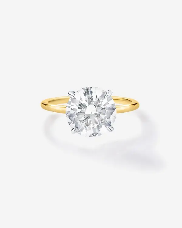 Ring Concierge 3.63 Ct. Round Lab Diamond Engagement Ring In Whisper Thin® Setting
