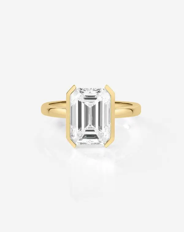 Ring Concierge Emerald Lab Diamond Engagement Ring