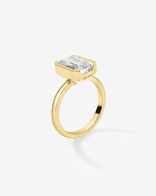 Ring Concierge Emerald Lab Diamond Engagement Ring