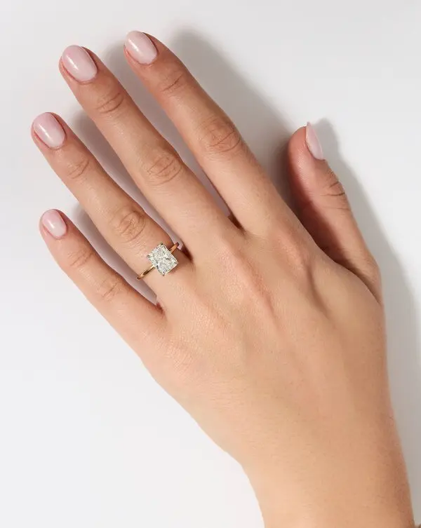 Ring Concierge 3.10 Ct. Radiant Lab Diamond Engagement Ring