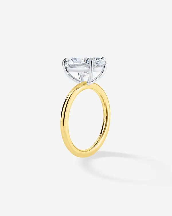 Ring Concierge 3.85 Ct. Oval Lab Diamond Solitaire Engagement Ring