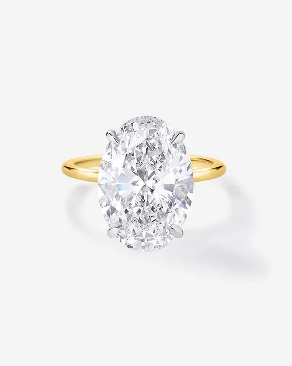Ring Concierge 6.07 Ct. Oval Lab Diamond Engagement Ring