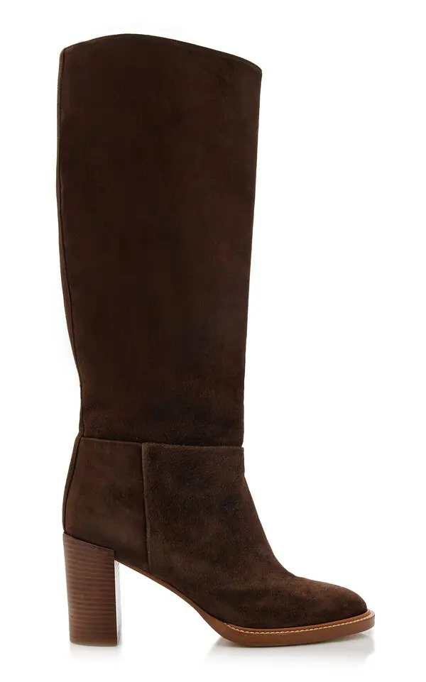 Gabriela Hearst Bocca Suede Knee-high Boots