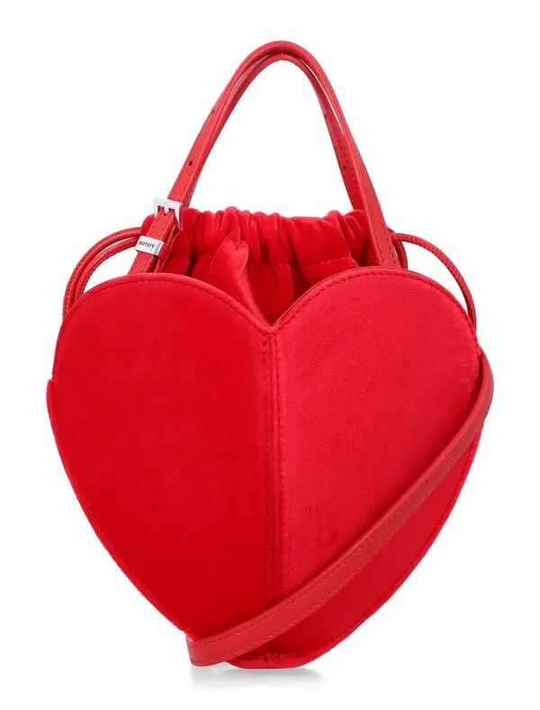ROTATE BY BIRGER CHRISTENSEN Heart-shaped Mini Evening Handbag - Red