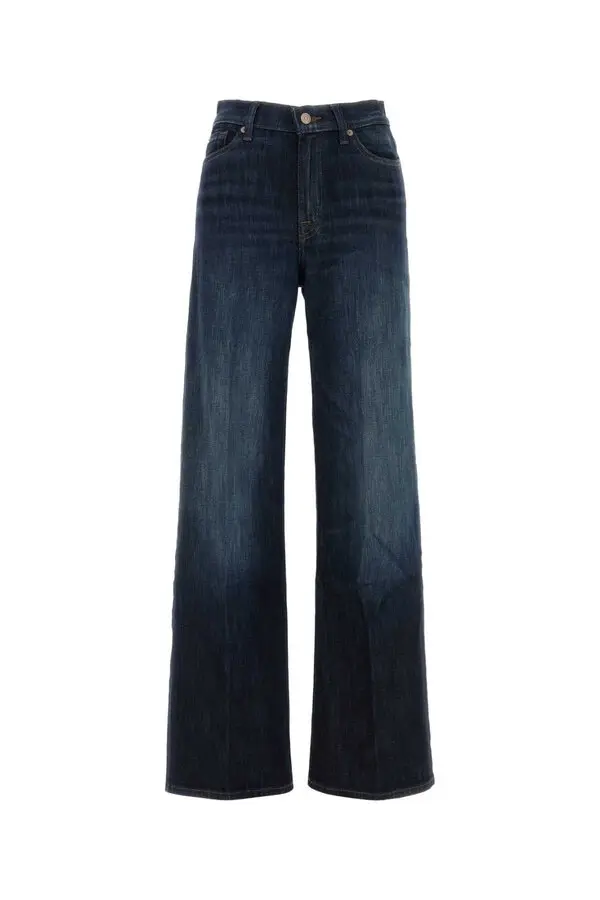 Seven For All Mankind Flared Jeans - Blue