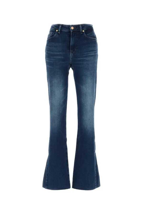 Seven For All Mankind Flared Jeans - Blue