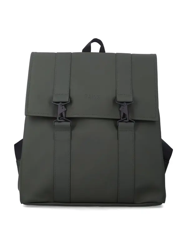 Rains Waterproof Rolltop Backpack - Verde